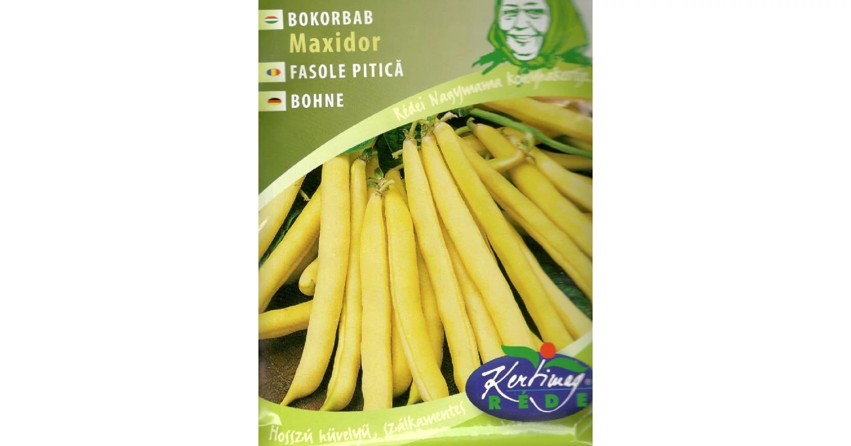 Bokorbab Maxidor 50g RÉDEI - Sárgahüvelyű bab