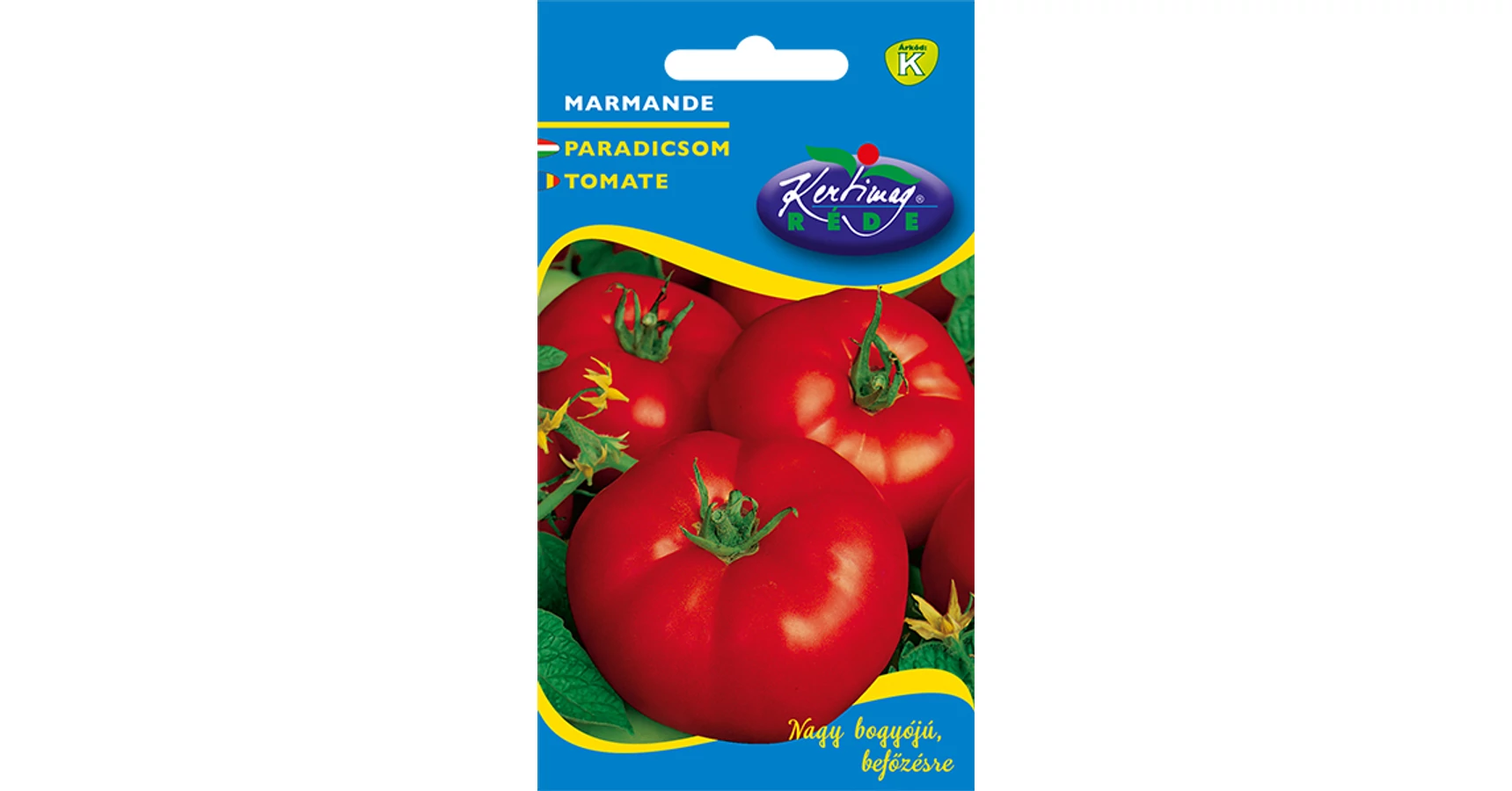 Paradicsom Marmande 25g (Nagy kiszerelés) RÉDEI - Kerek paradicsom